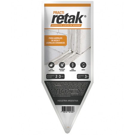 RETAK PRACTI RETAK ADHESIVO LISTO X 3KG - ITAR - Pinamar